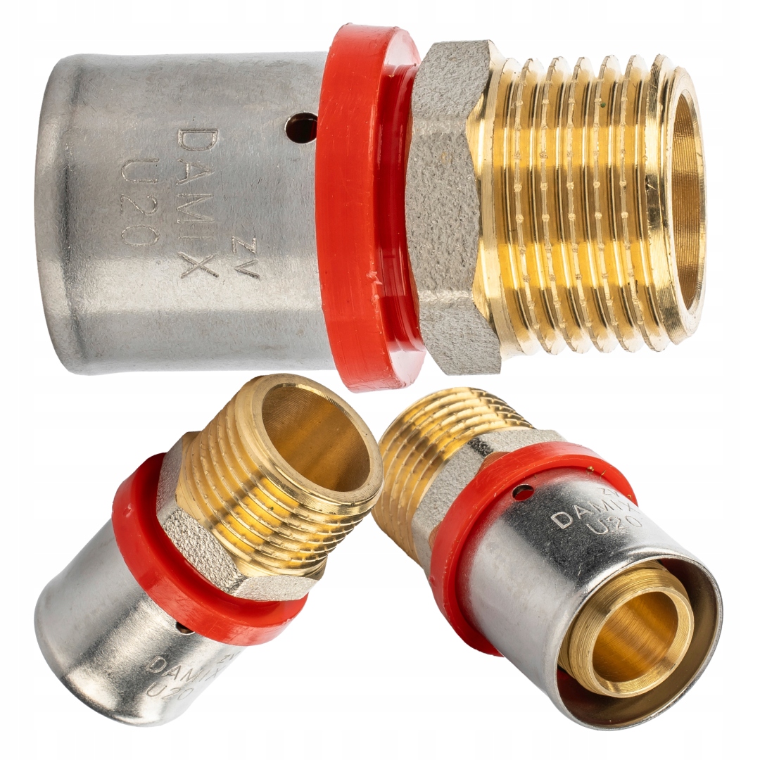 ZŁĄCZKA MUFKA Z GWINTEM GZ ZAPRASOWYWANA PEX ALUPEX PERT Ø 20x1/2" TYP U (5905386345798) • Cena ...