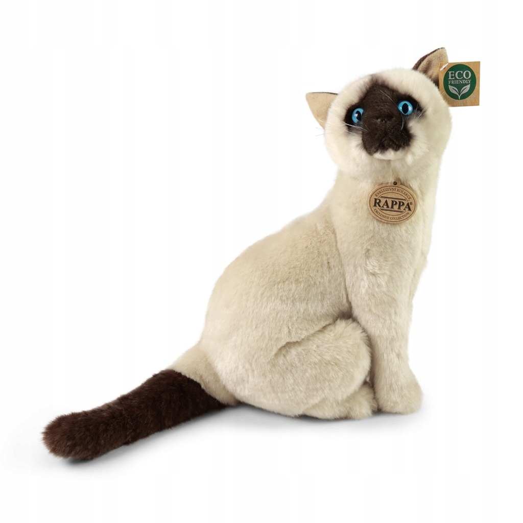 Rappa Plyšová siamská mačka 30 cm ECO-FRIENDLY za 16,85 € - Allegro