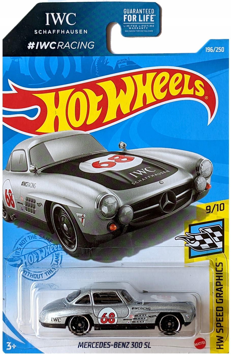 HOT WHEELS MERCEDES-BENZ 300 SL IWC RACING HW SPEED GRAPHICS 9/10 1:64 ...