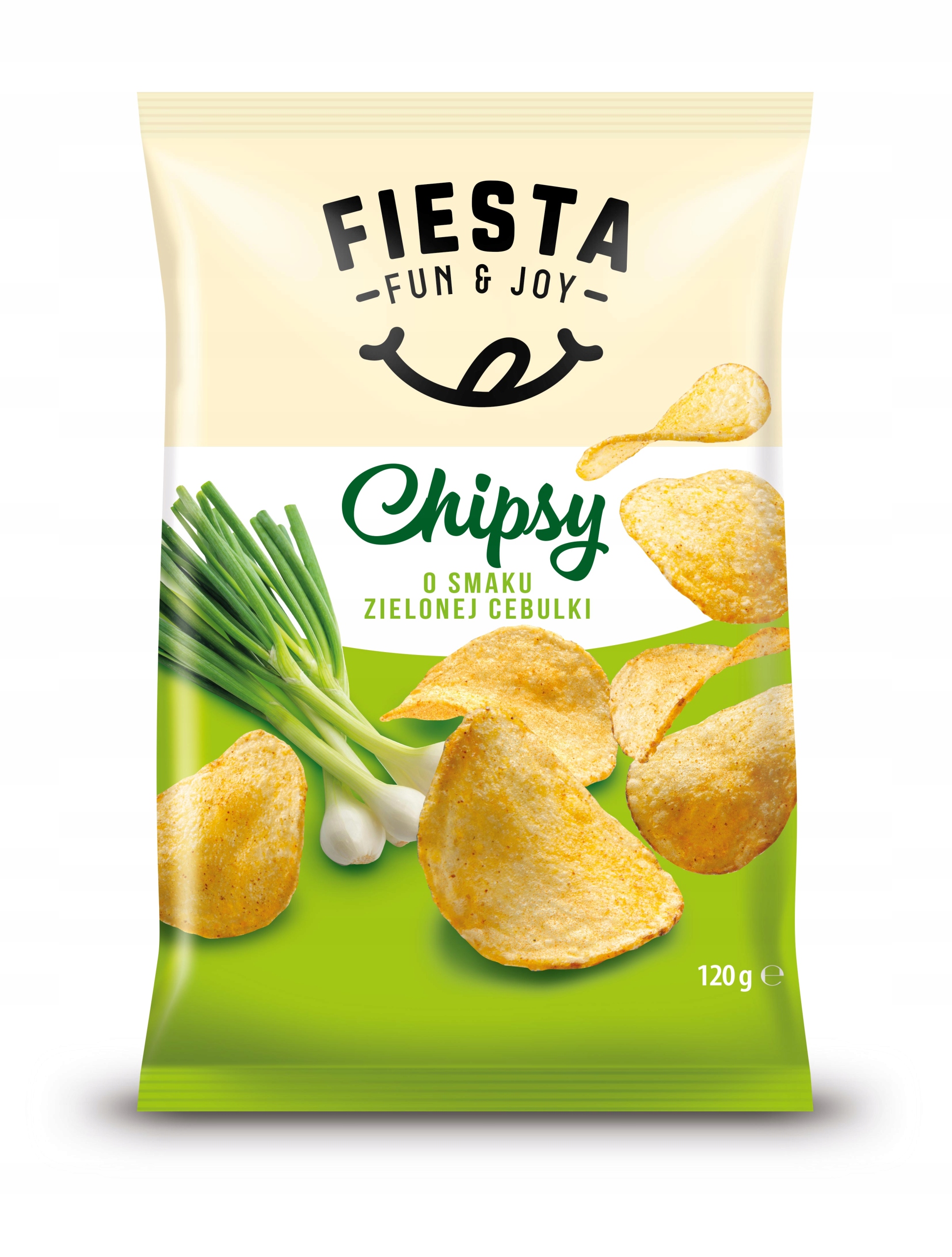 Chipsy ZIELONA CEBULKA Fiesta 120g cebulowe 13912467960 - Allegro.pl