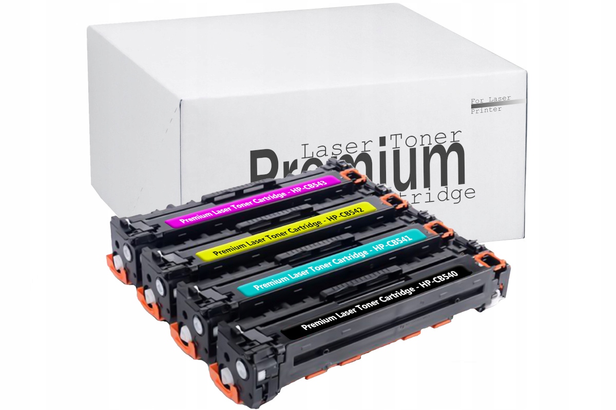 4X TONER W-B HP CP1525 CM1415 1415 CE320A - Sklep, Opinie, Cena w Allegro