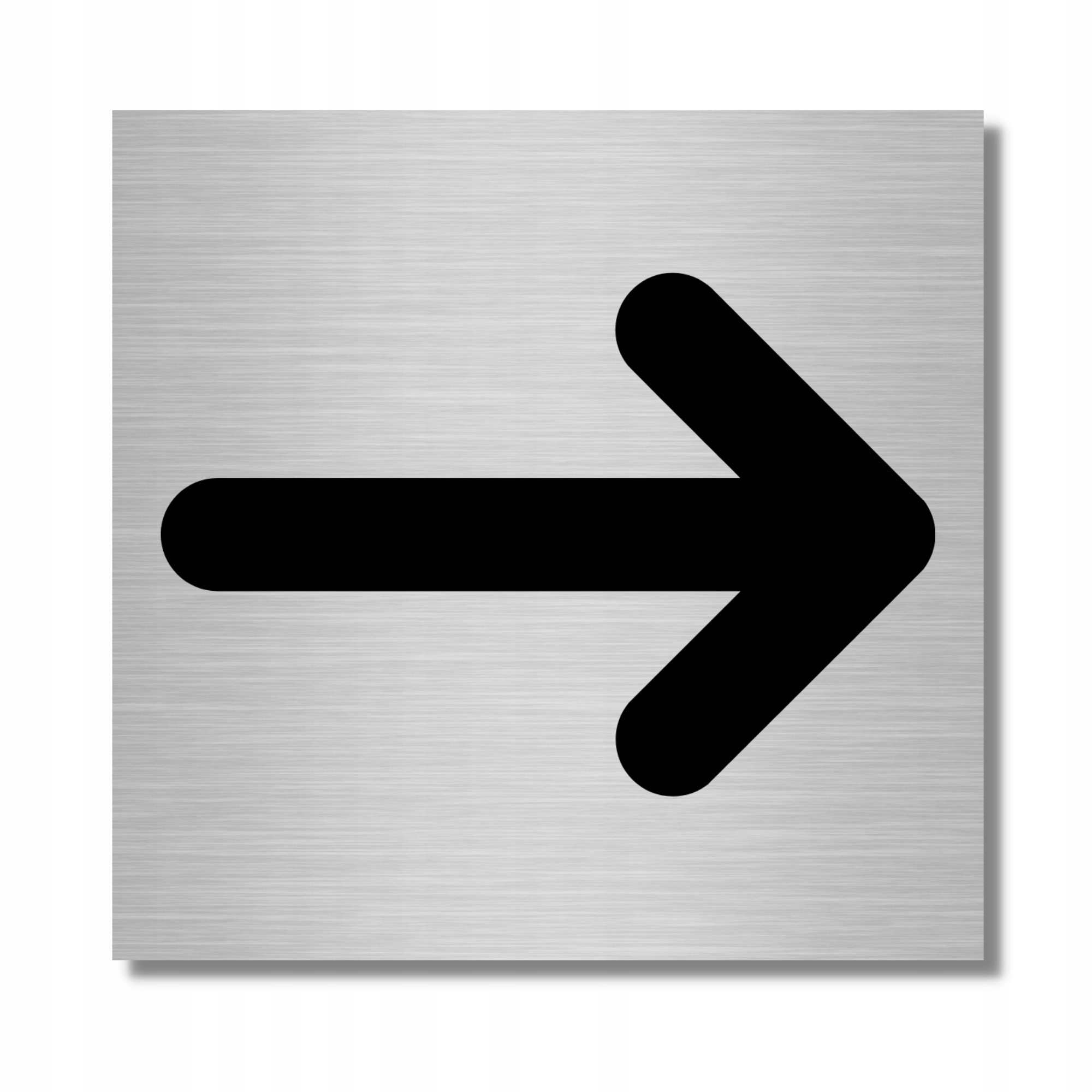 TABLICZKA 10X10 PIKTOGRAM STRZAŁKA W PRAWO ZNAK UV (PIKTOGRAM TABLICA ...