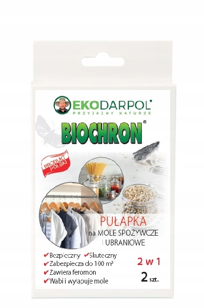 Biochron pułapka na mole 2w1 spożywcze i odzieżowe (5907520406662) • Cena, Opinie • Odstraszacze ...