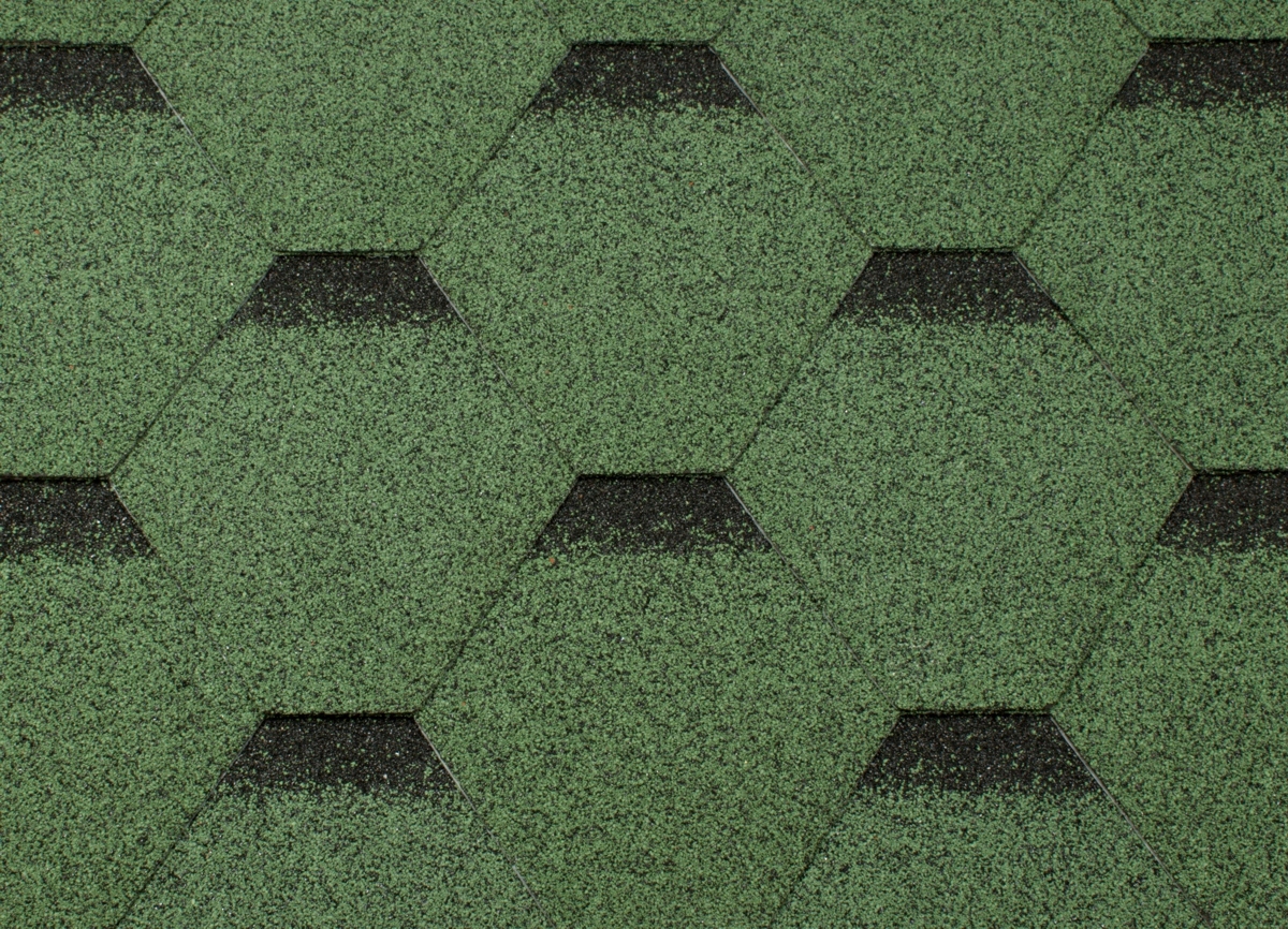 Gont bitumiczny Zielony / Technonicol Hexagonal / 3m² (4690405370295 ...