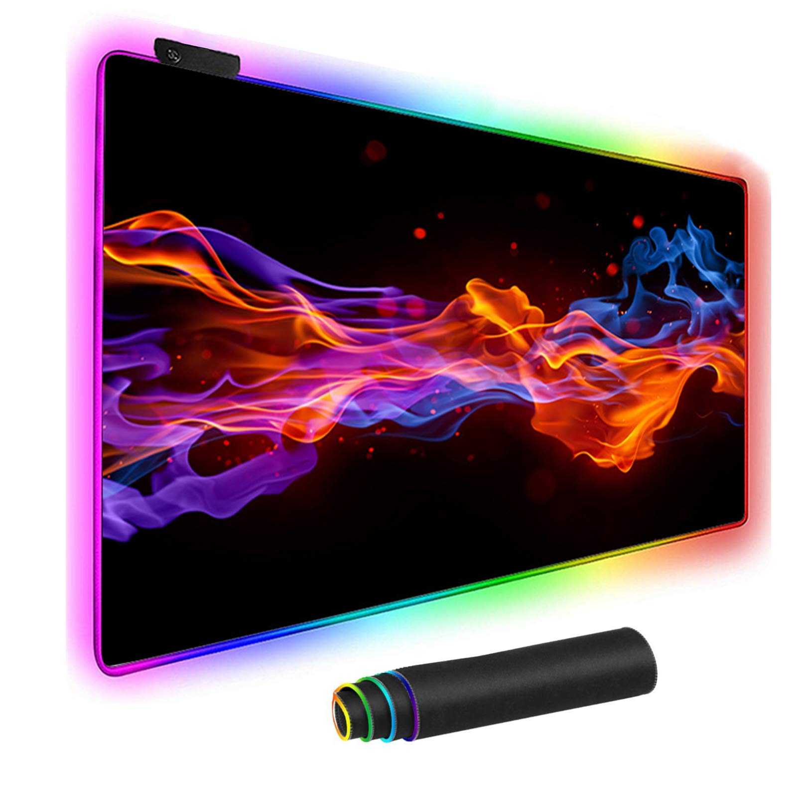 QINXI Profesjonalna Podkładka LED Pod Klawiaturę RGB XL - Sklep, Opinie, Cena w Allegro.pl