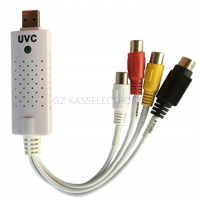 Easycap uvc usb przechwytywanie wideo adapter do tv DVD VHS Hi8 dzia ...
