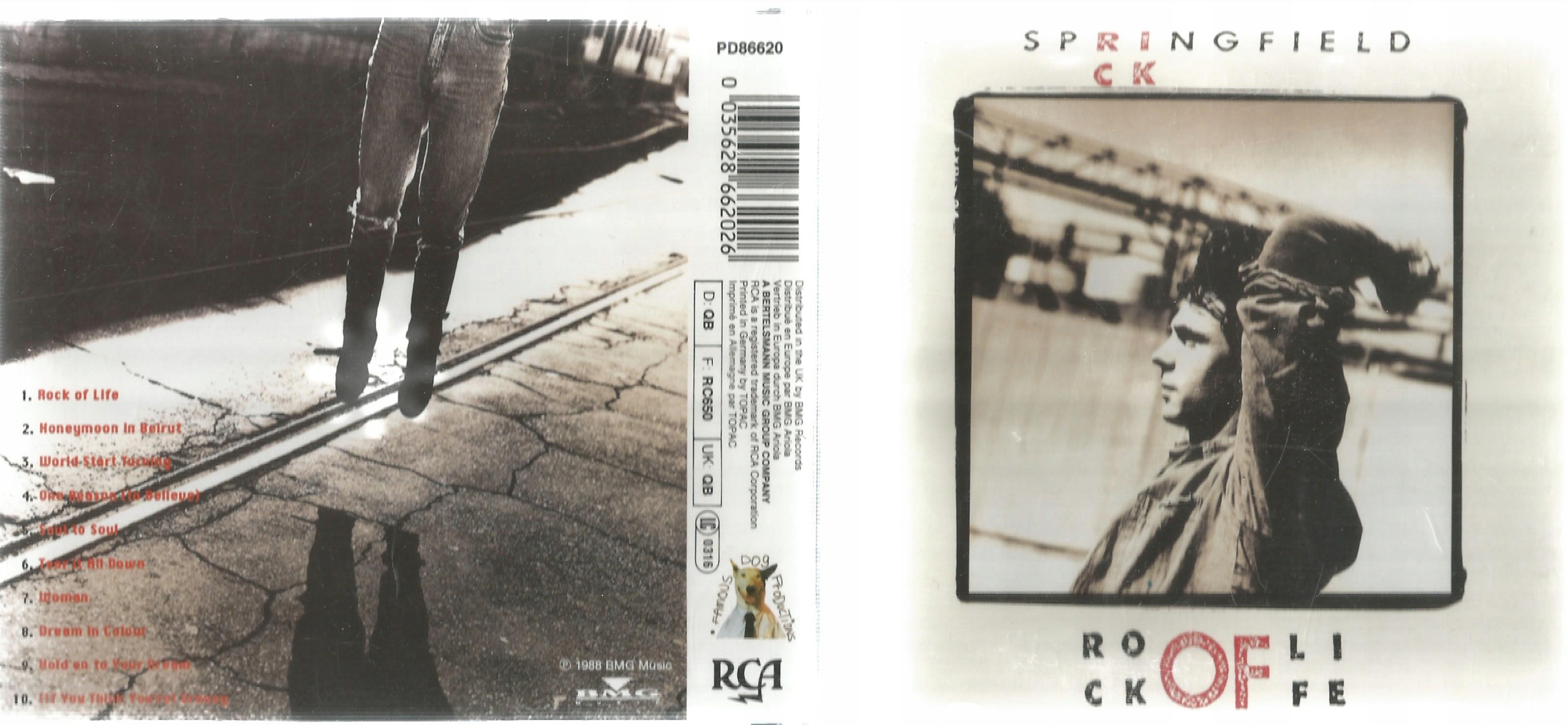 Płyta CD Rick Springfield - Rock Of Life I Wydanie ...