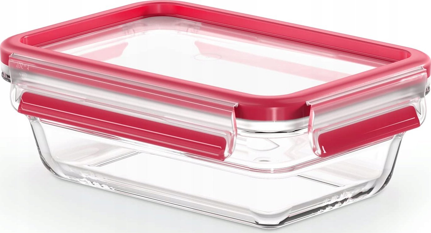 Pojemnik Emsa Clip & Close czerwony 700 ml • Cena, Opinie - Allegro