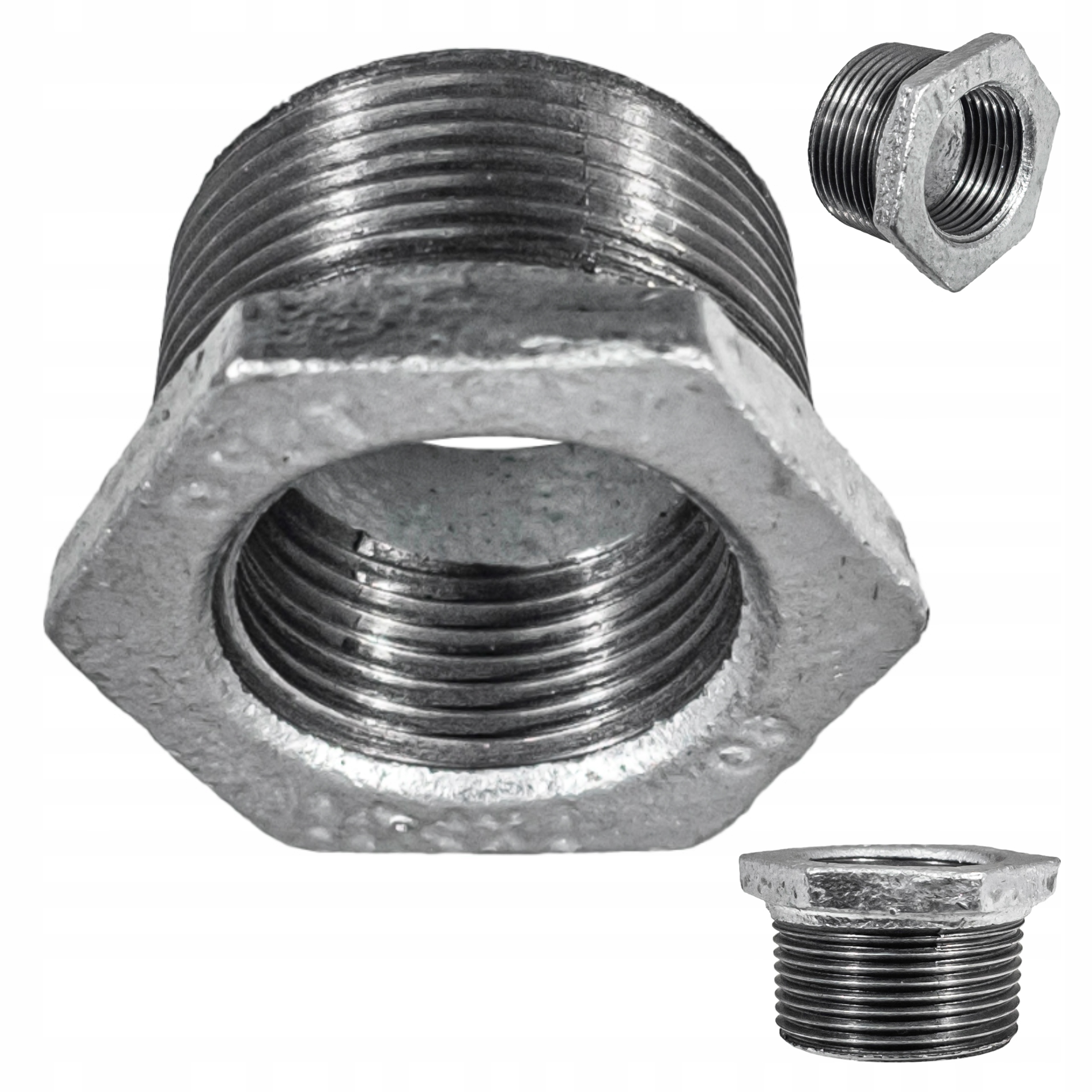 REDUKCJA ZWĘŻKA OCYNKOWANA OCYNK GZ 5/4"x1" GW CALA DN32/25 ŻELIWNA SOLIDNA (5908262753724 ...