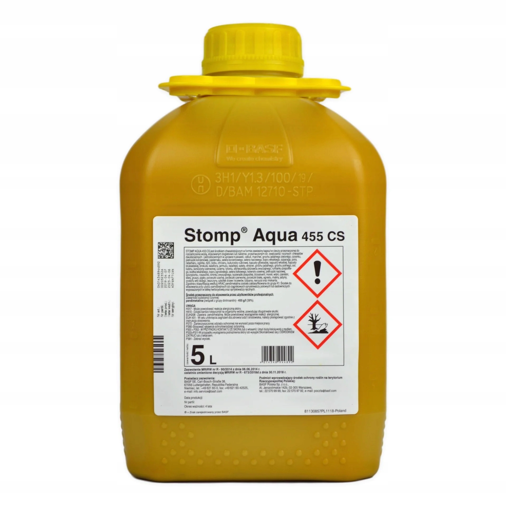 STOMP AQUA 455 CS 5L OPRYSK NA CHWASTY CHWASTOBÓJCZY BASF - porównaj ceny - Allegro.pl