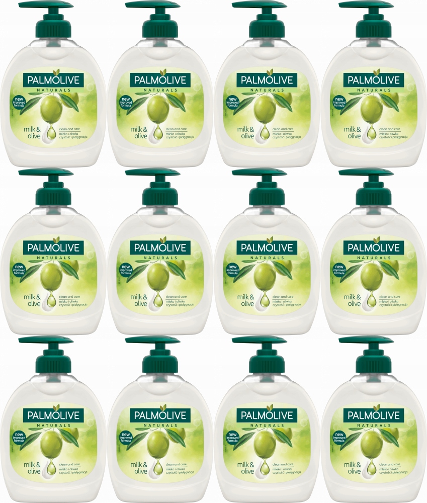 PALMOLIVE mydło płynie OLIVE & MILK 300ml x12 (08693495017633) • Cena ...