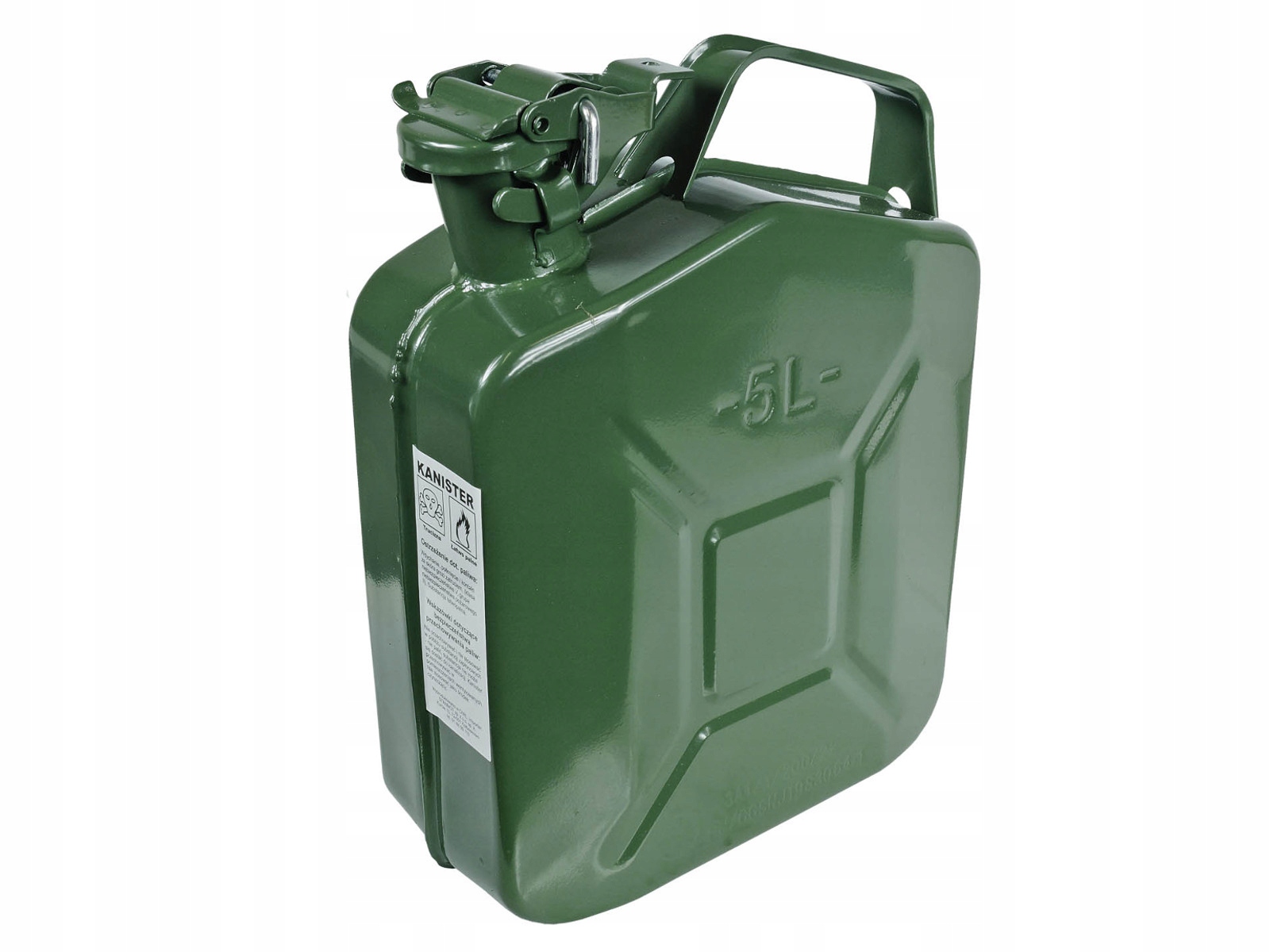 KANISTER METALOWY 5L NA BENZYNĘ ROPĘ PALIWO A1044 za 69,99 zł z Będzin ...