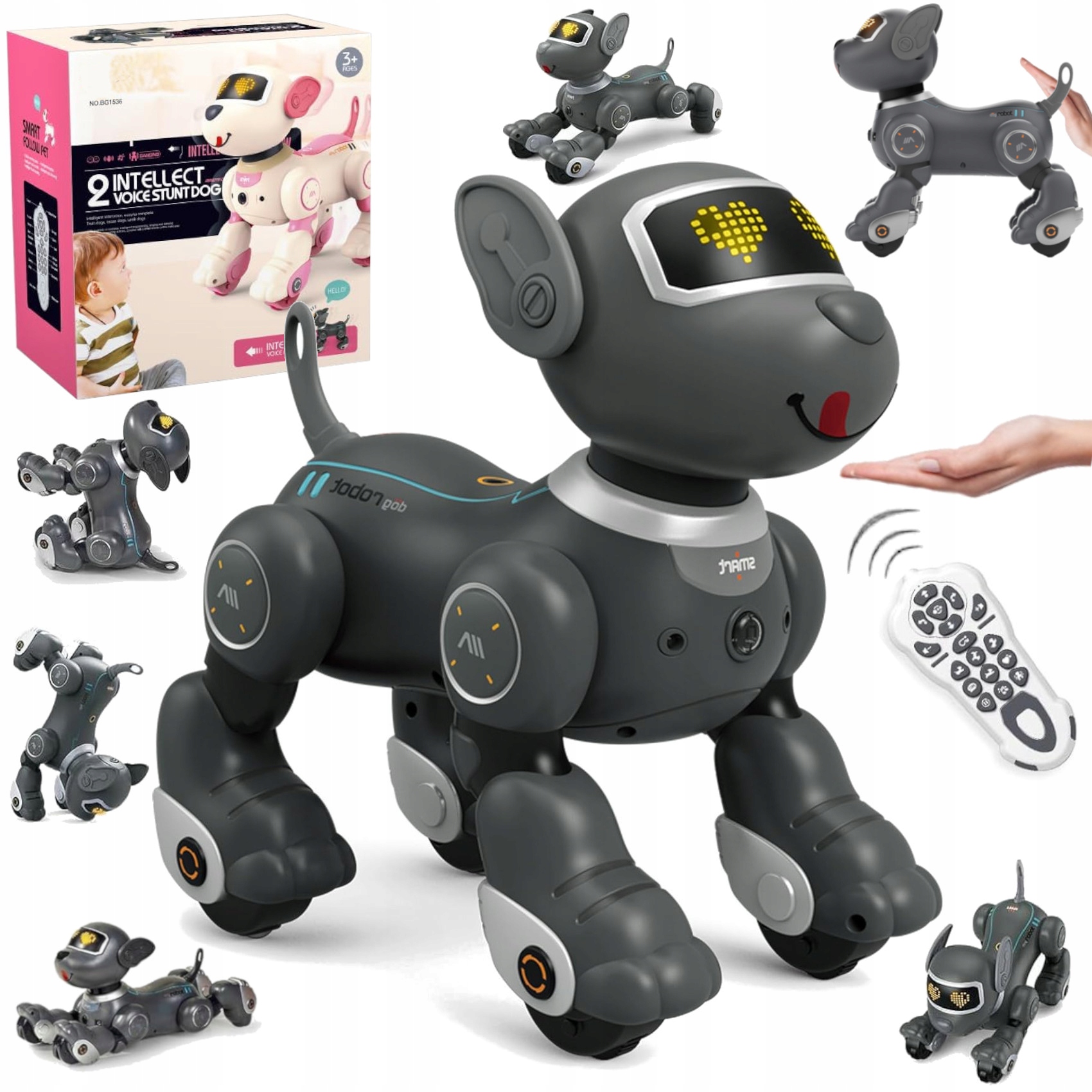 ROBOT INTERAKTYWNY ROBO PIES PIESEK ZDALNIE STEROWANY GŁOSEM PILOT ...