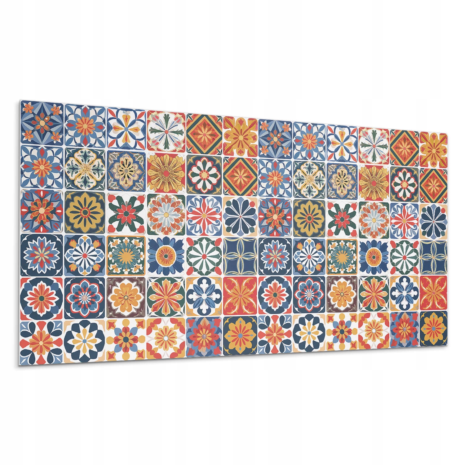 Panel Winylowy Z Motywem Do Kuchni Wzory mozaikowych płytek XXL 120x60 ...