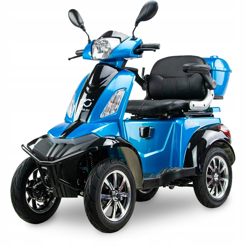 Czterokołowy SKUTER ELEKTRYCZNY pojazd DLA SENIORA QUADRO G 25km/h ...