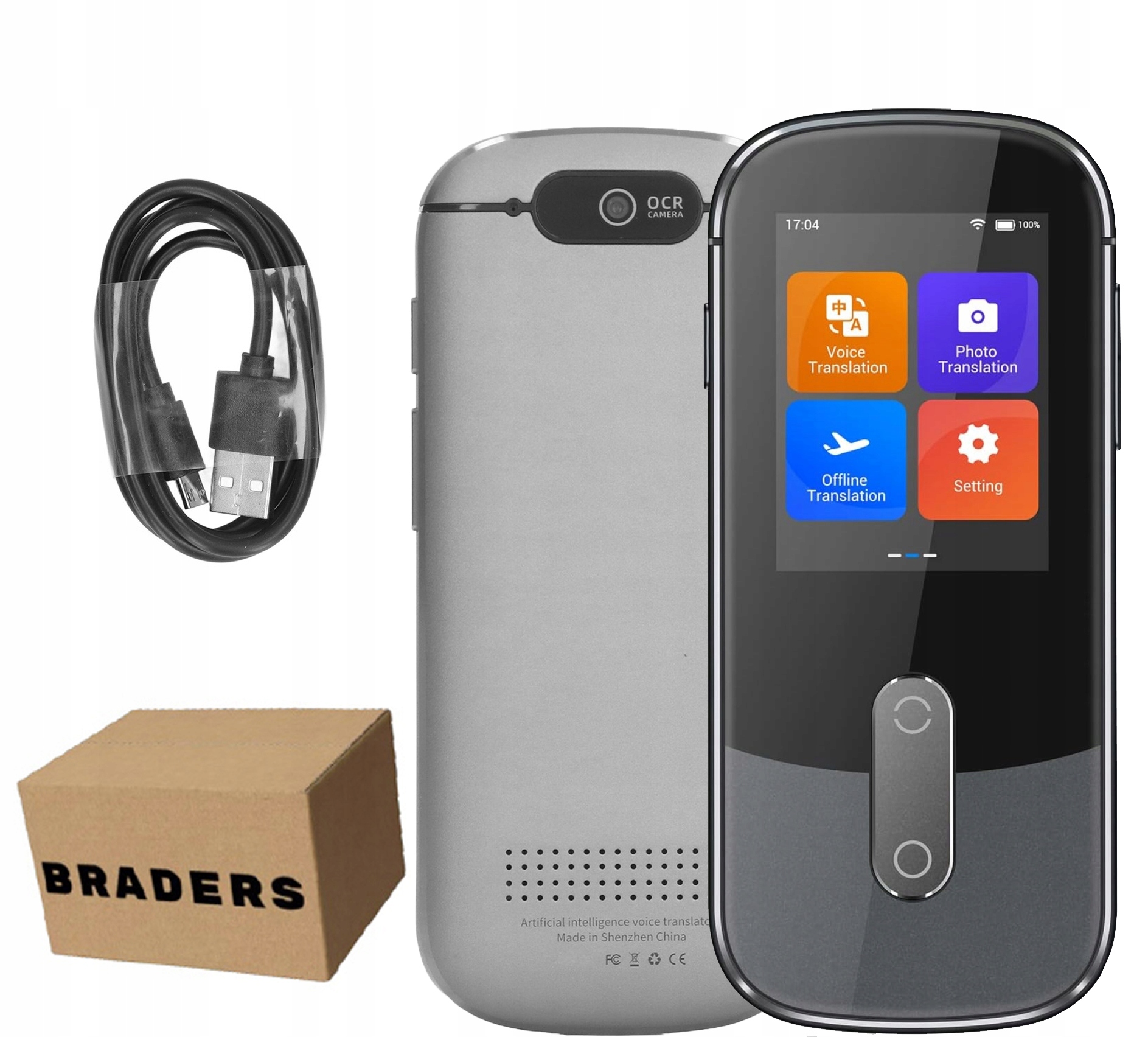 HORDOZHATÓ ELEKTRONIKUS FORDÍTÓ BESZÉDFORDÍTÓ 119 nyelv BRADERS za ...