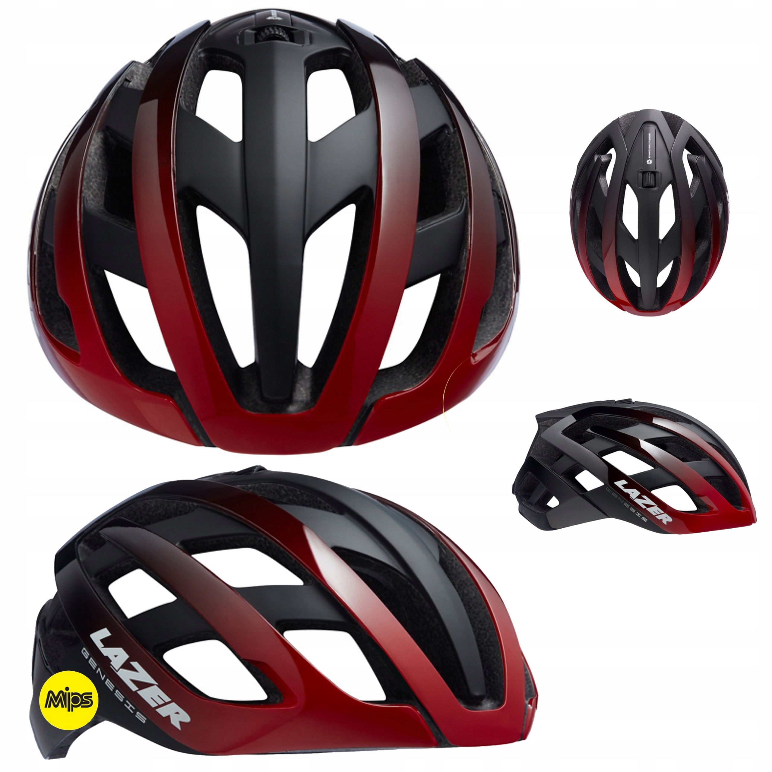 Kask Szosowy Lazer Genesis - Kaski rowerowe - Allegro.pl