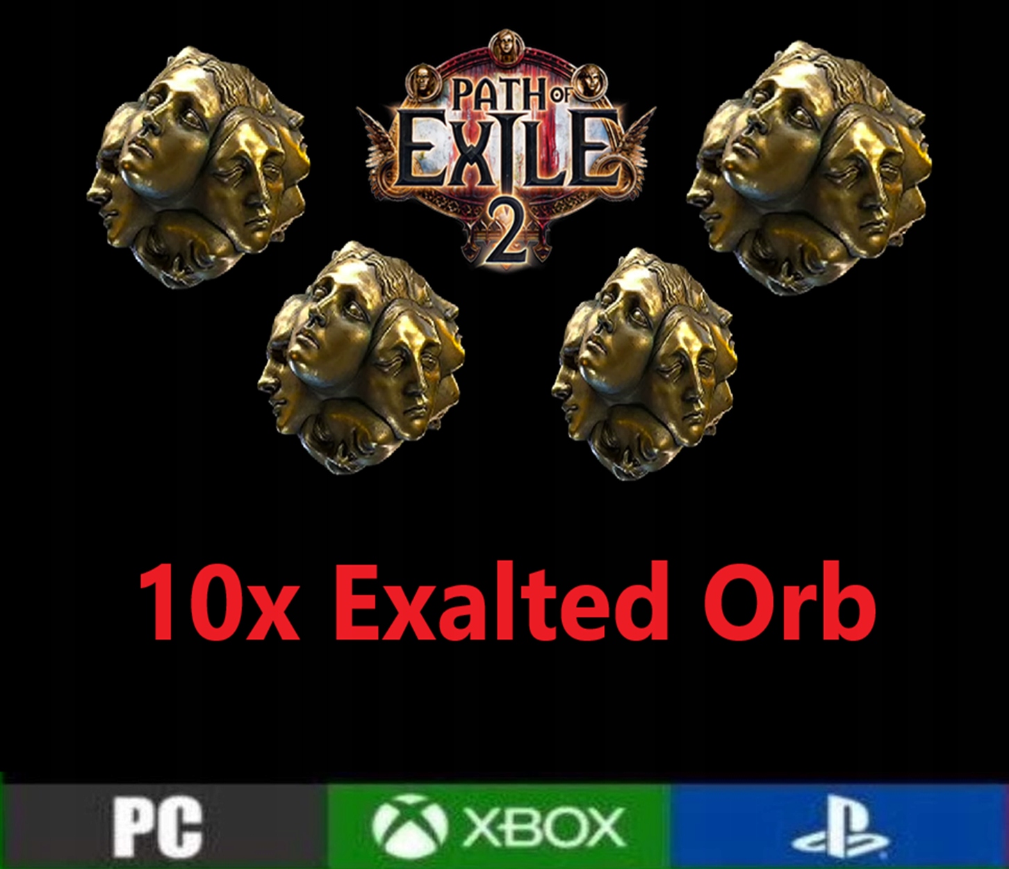 10x EXALTED ORB Path of Exile 2 Standard PC/PS5/XBOX EARLY ACCESS POE 2 ...