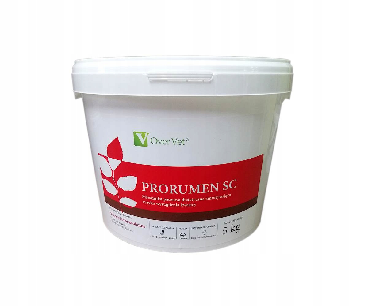 PRORUMEN SC 5KG zmniejsza ryzyko kwasicy u bydła. | Cena: 84.95PLN ...