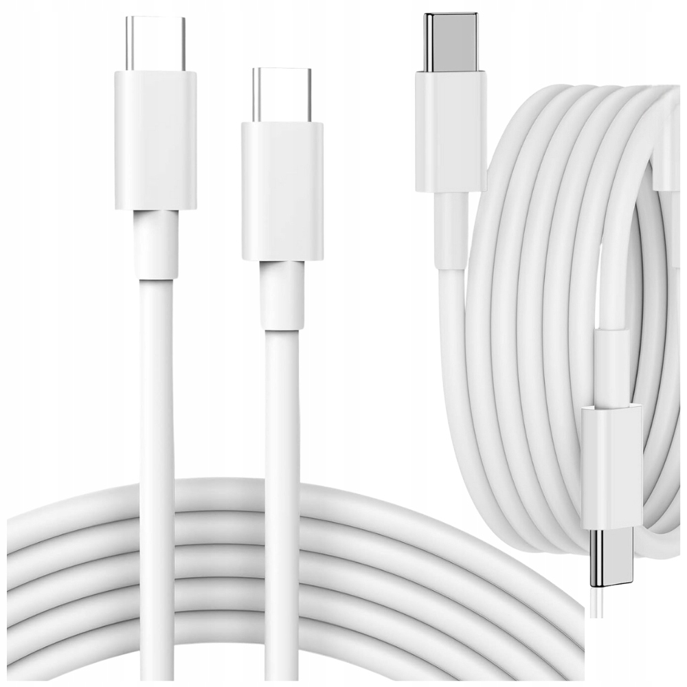 Kabel USB-C do USB-C Szybkie Ładowanie i Transfer Danych WZMOCNIONY ...