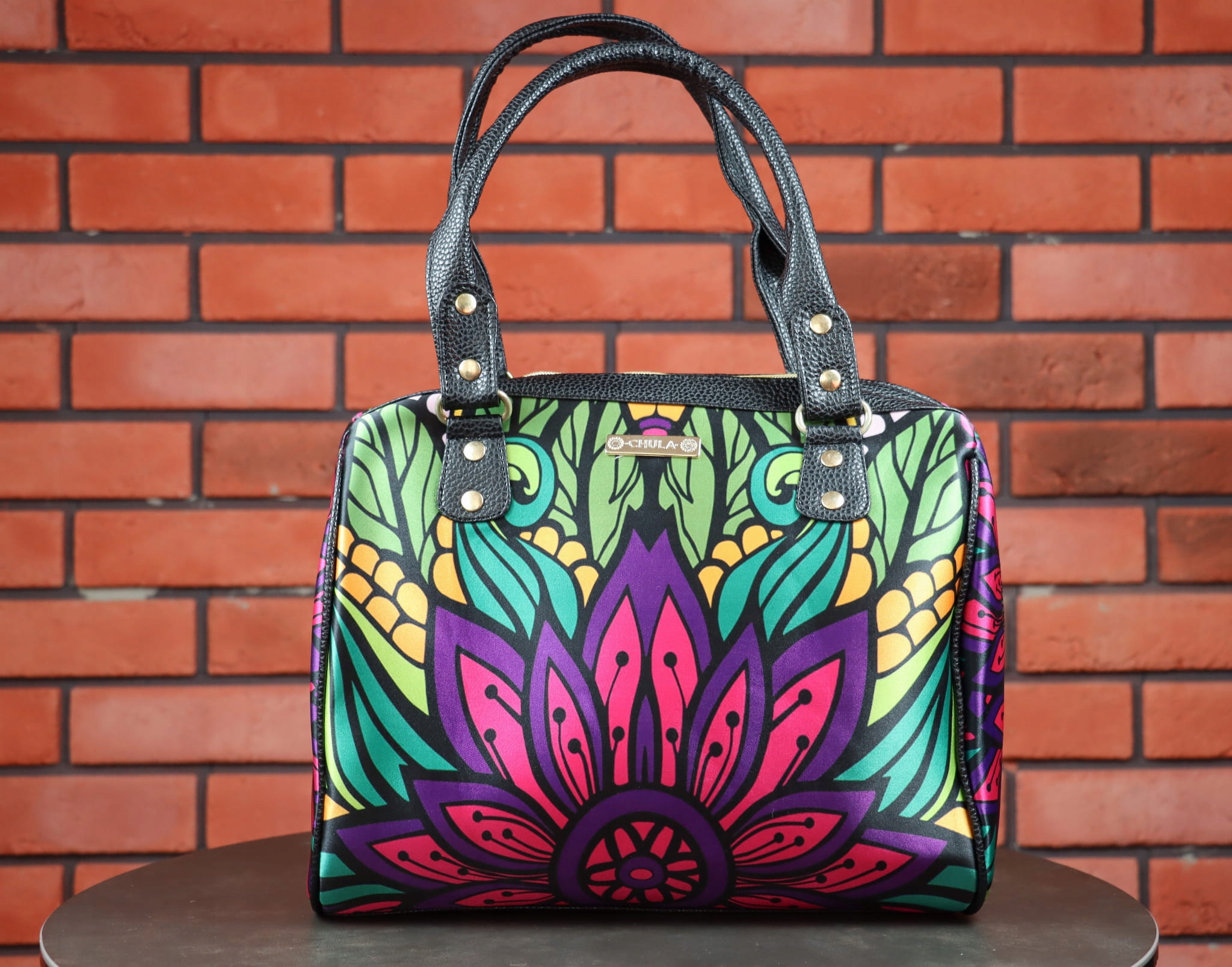 CHULA torebka kuferek poliester zielony • Opinie - Allegro