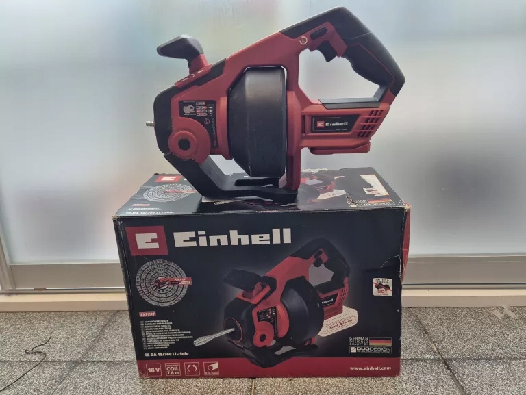 Przepychacz do rur akumulatorowy Einhell TE-DA 18/760 (4006825664409 ...