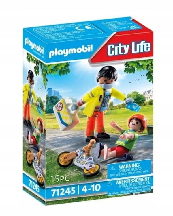 71245 PLAYMOBIL SANITARIUSZ Z PACJENTEM 13311655200 - Allegro.pl