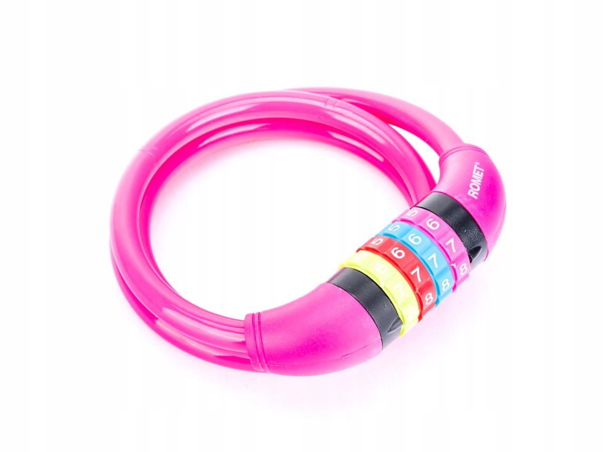 ZAPIĘCIE DO ROWERU BLOKADA ROWEROWA LINKA MOCNA ROMET SZYFR 100CM ...