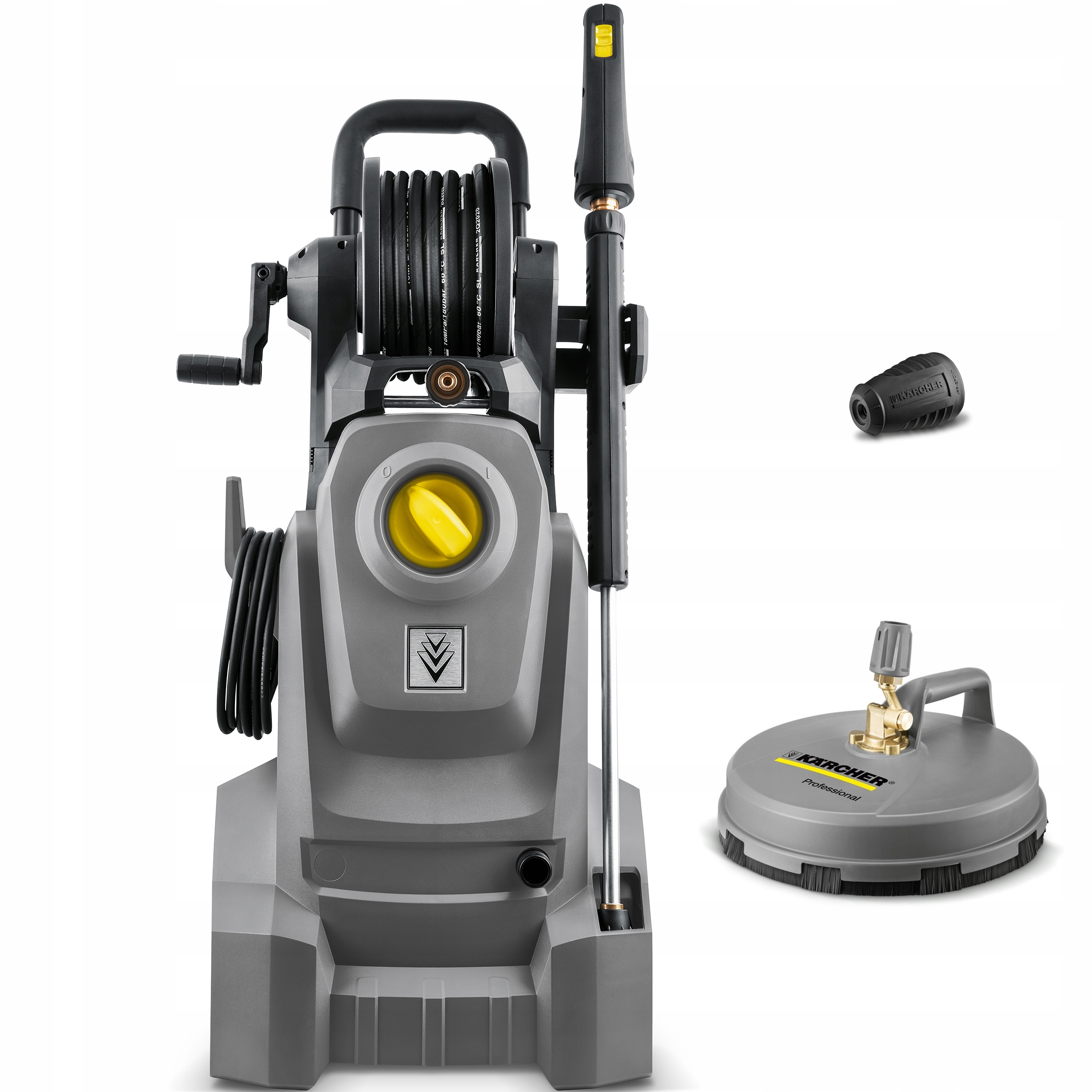 KARCHER MYJKA CIŚNIENIOWA HD 4/10 PLUS TURBODYSZA ZWIJACZ + FR CLASSIC 5/15 (4054278841267 ...