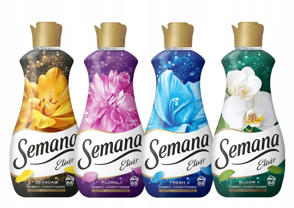 SEMANA ELIXIR ZESTAW płyn do płukania 4szt.x 1,7L 13311155073 - Allegro.pl