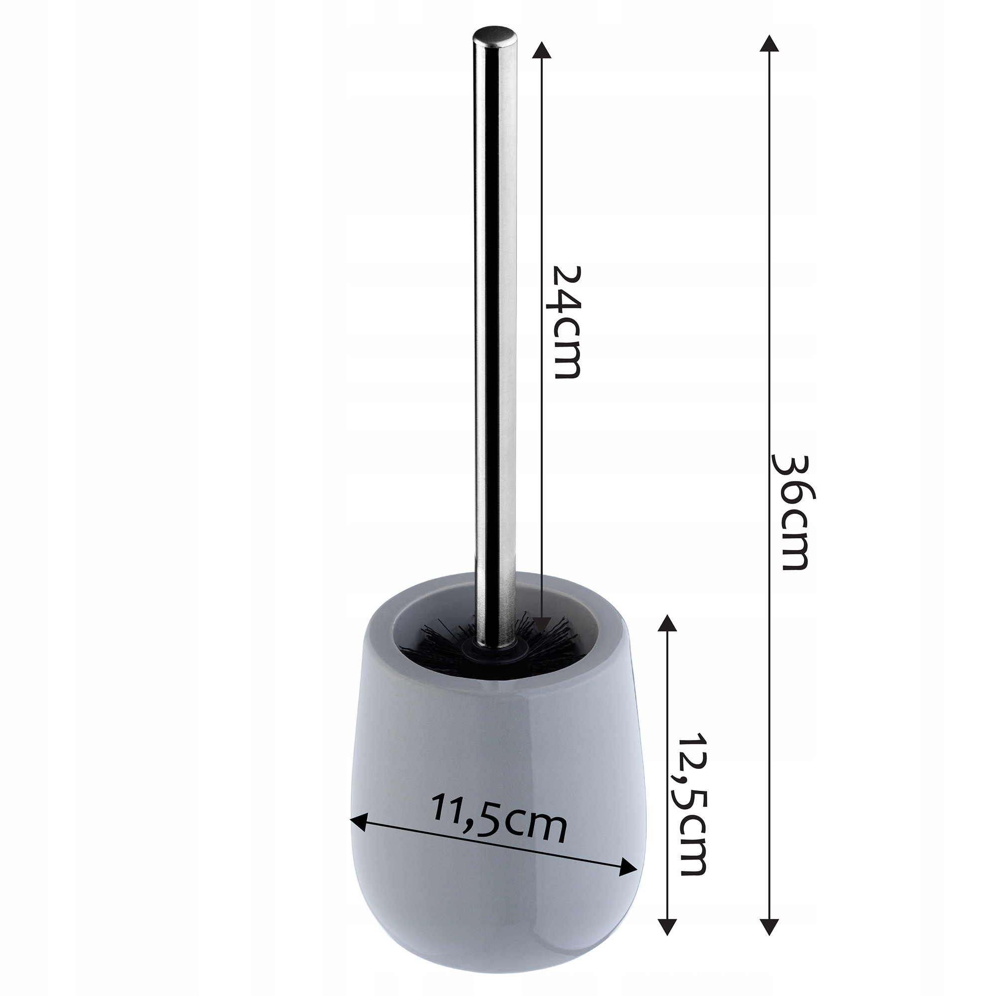 WC kefa - Toaletná toaletná kefa s farbami na kontajnerovú keramiku