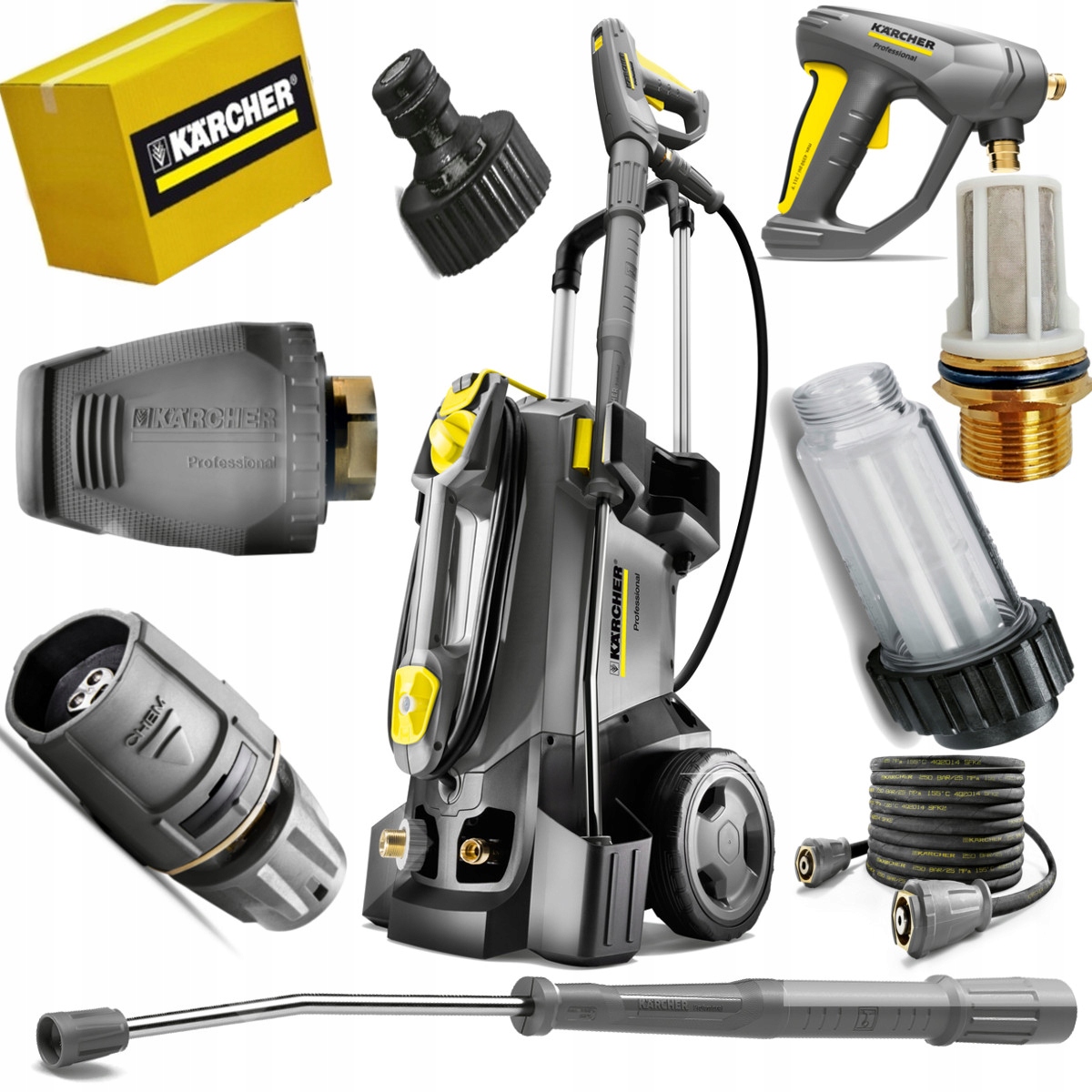 KARCHER HD 5/15 C PLUS MYJKA CIŚNIENIOWA PROFESJONALNA MOCNA Z TURBODYSZĄ (1.520-931.0) • Cena ...