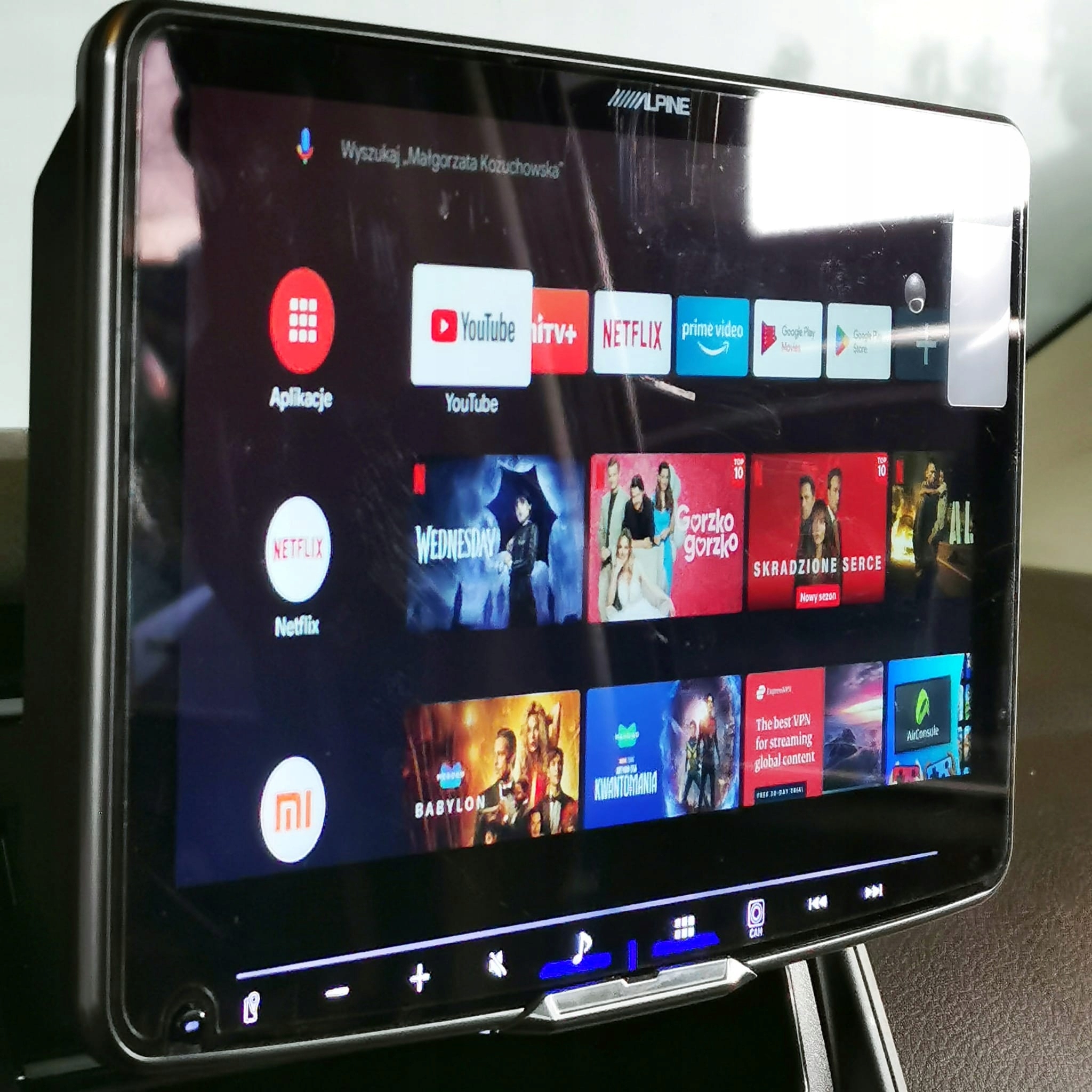 ALPINE ILX-F115D + ANDROID TV / YOUTUBE / NETFLIX - Sklep, Opinie, Cena w Allegro