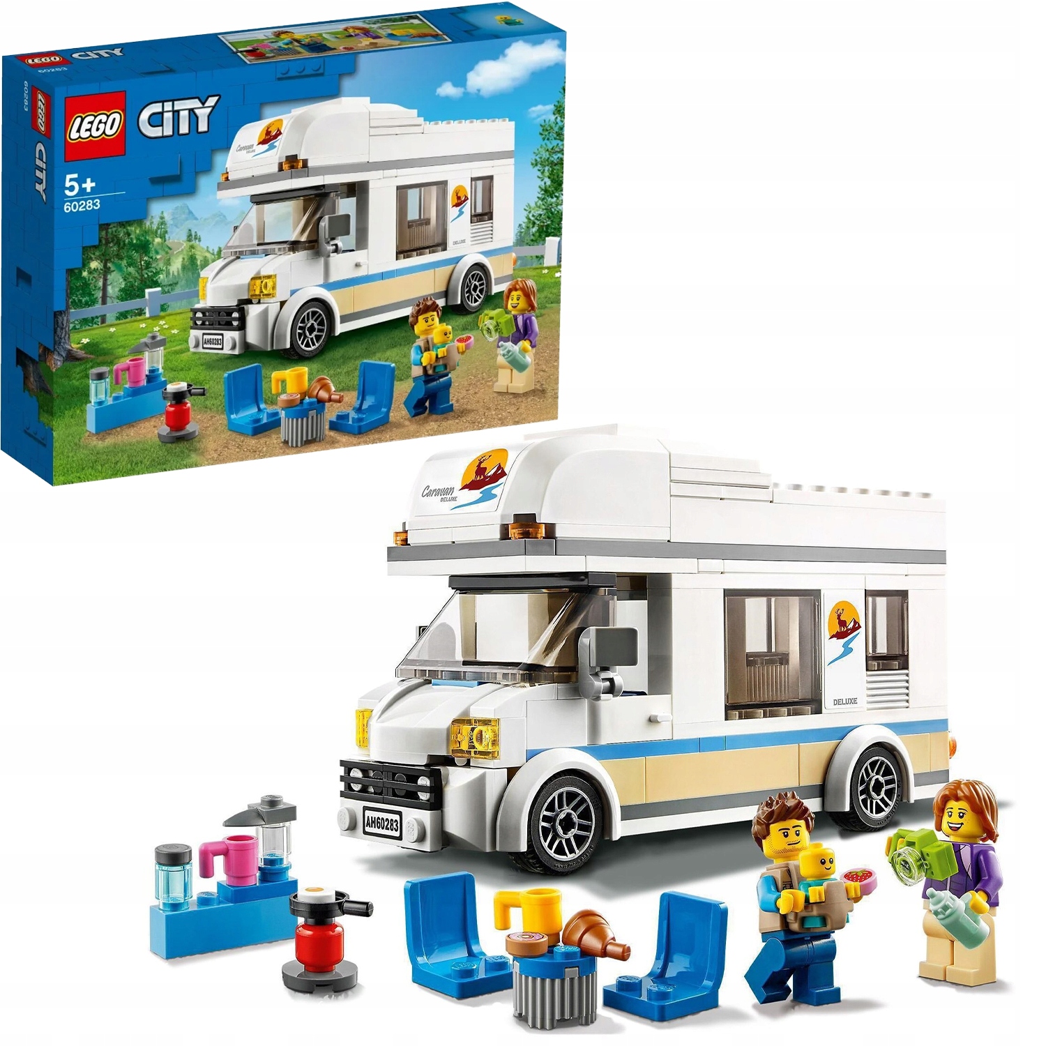 LEGO CITY WAKACYJNY KAMPER 60283 (5702016889772) • Cena, Opinie • City ...