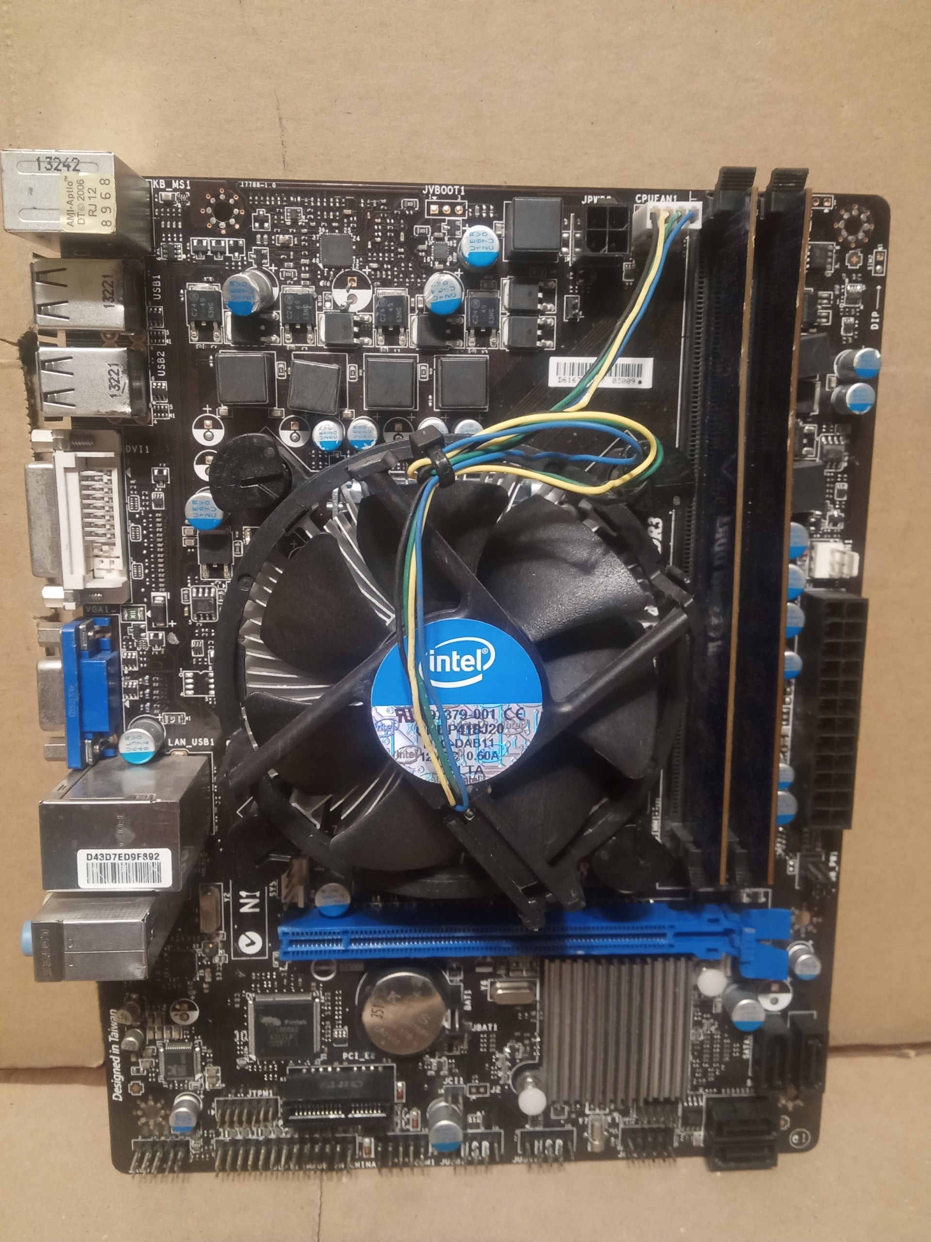 Motherboard MSI MSI H61M-P31/W8 Intel Socket 1155 DDR3 Micro ATX ...