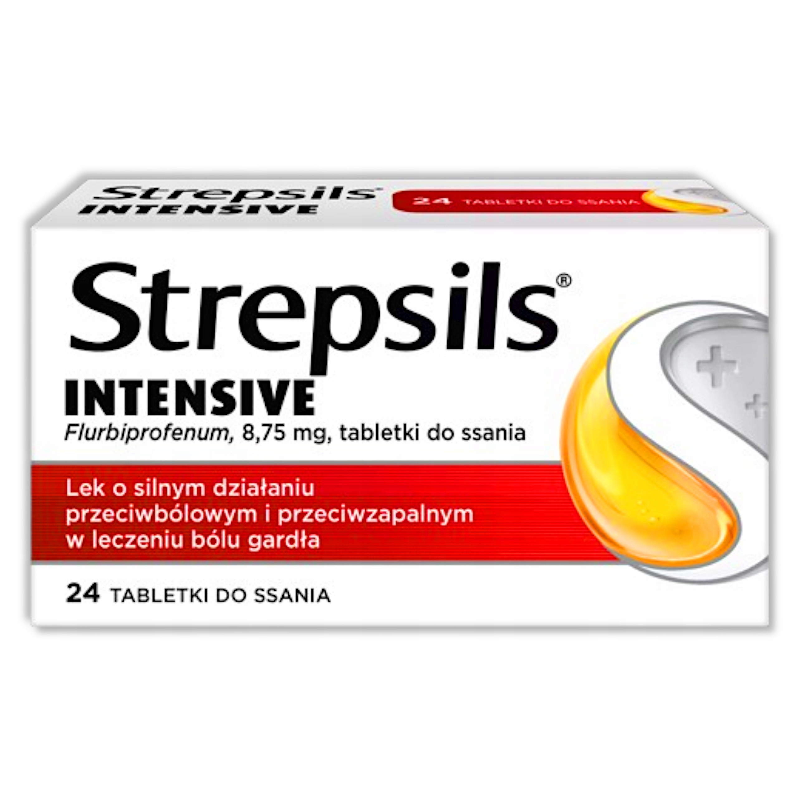 Strepsils Intensive 8,75 mg, 24 tabletki do ssania (5909990646517 ...