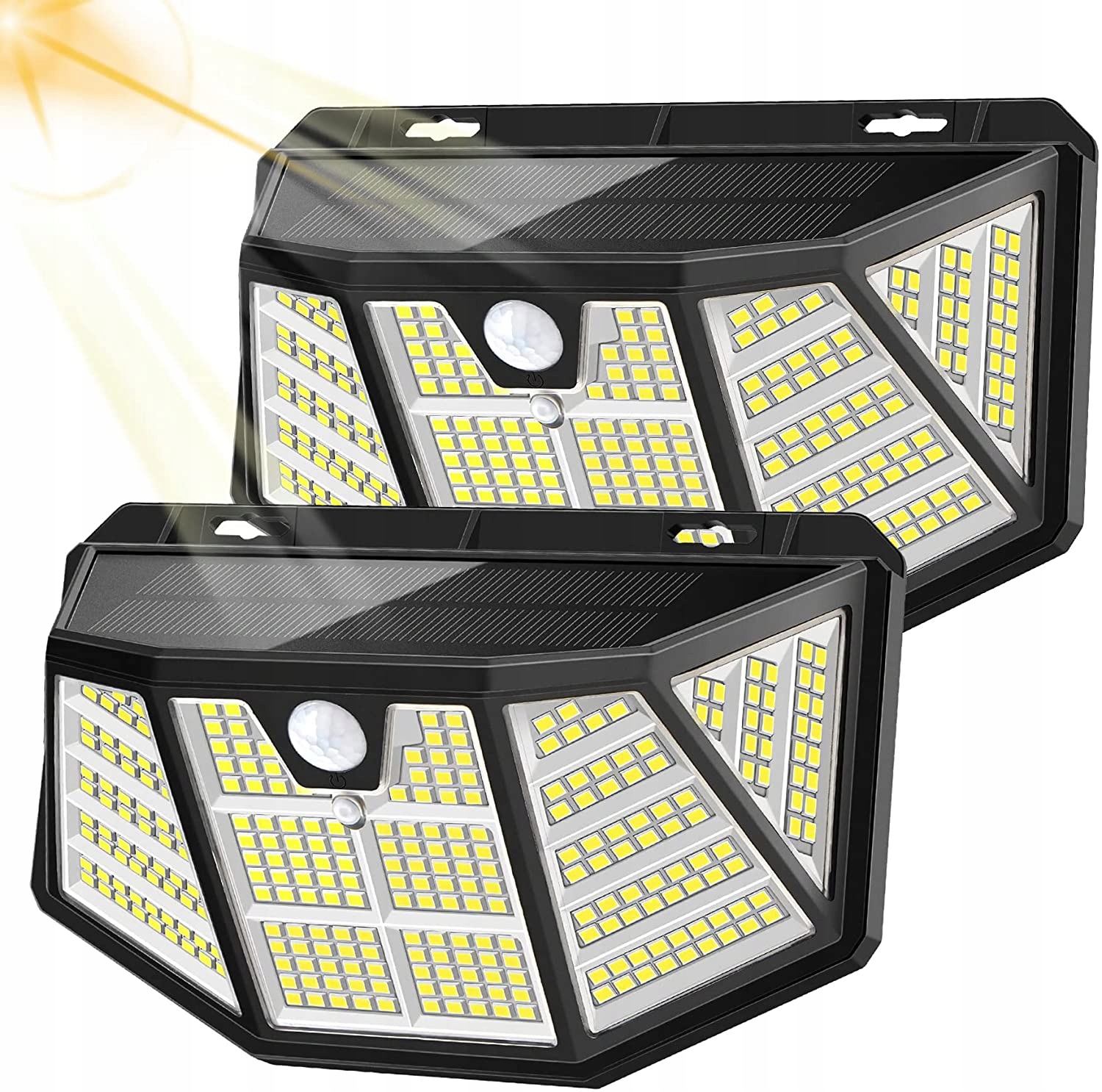 2X SOLAR LATARNIA ŚCIENNA ULICZNA LAMPA 310LED (798439905224) • Cena, Opinie • Uliczne ...