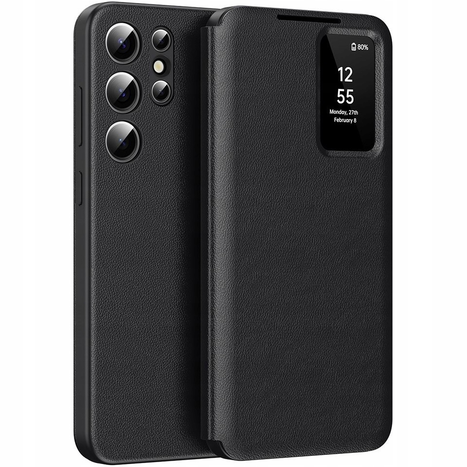 Etui z klapką Erbord do Samsung Galaxy S24 Ultra czarny - Sklep, Opinie ...