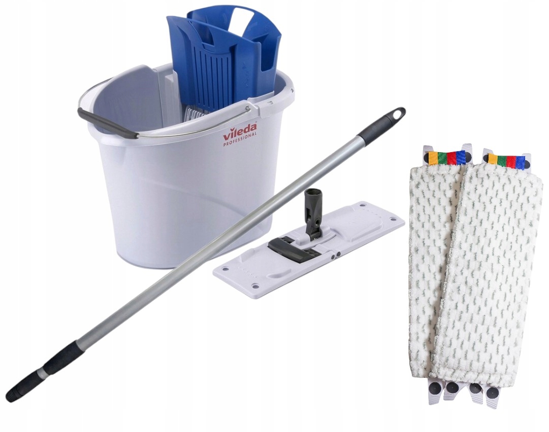 Mop VILEDA Professional Ultra Speed MINI zestaw + NAKŁADKA ZAPAS GRATIS ...