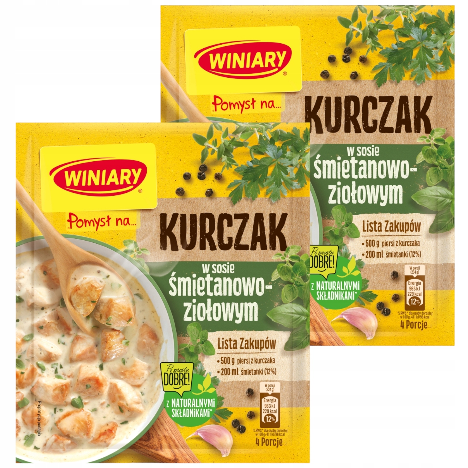 Winiary Pomysł na... Kurczak w sosie śmietanowo-ziołowym 30 g Winiary ...