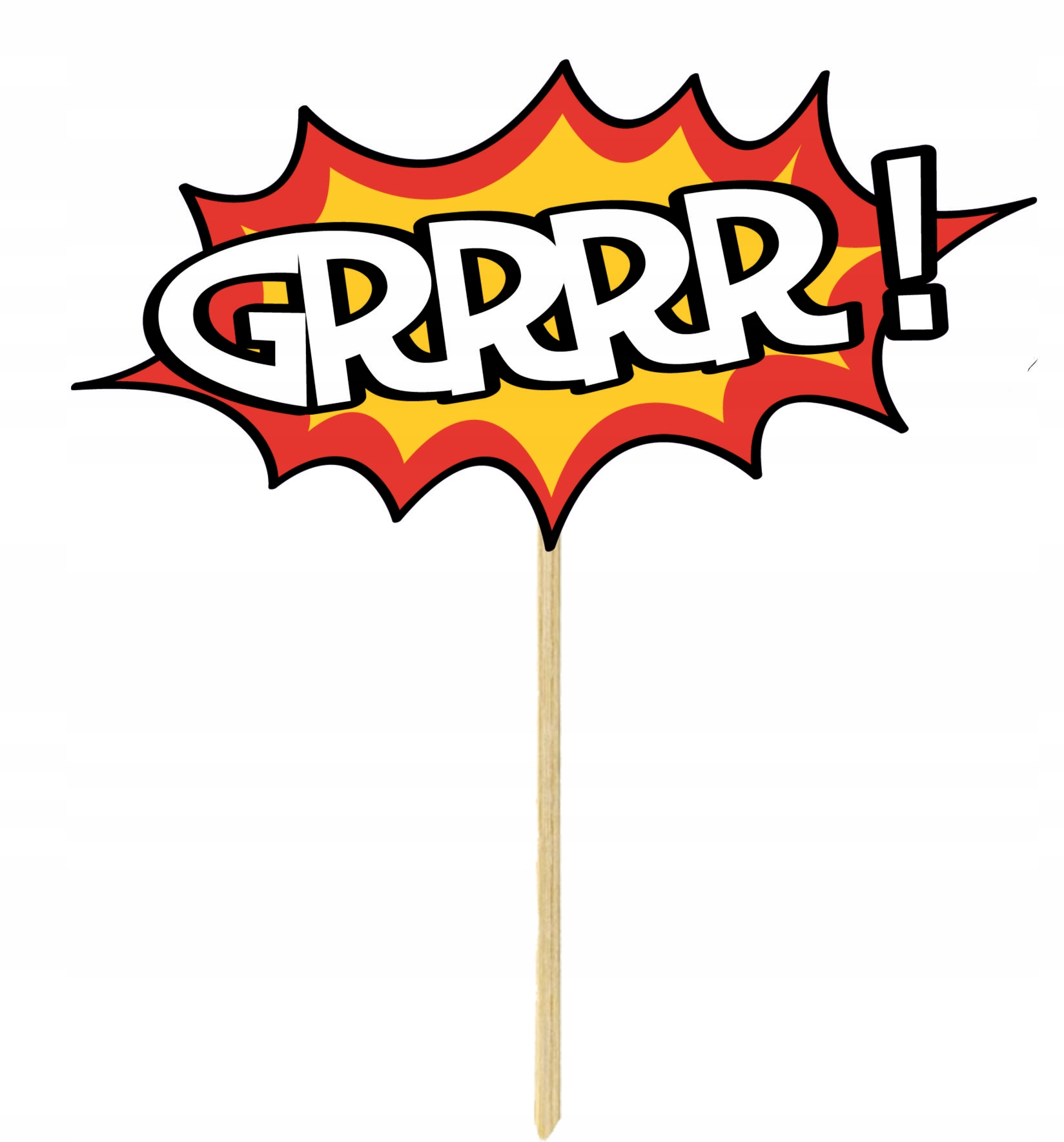 TOPPER NA TORT NA URODZINY EMOTKA EMOTIKON GRRRR! 15200047481 - Allegro.pl