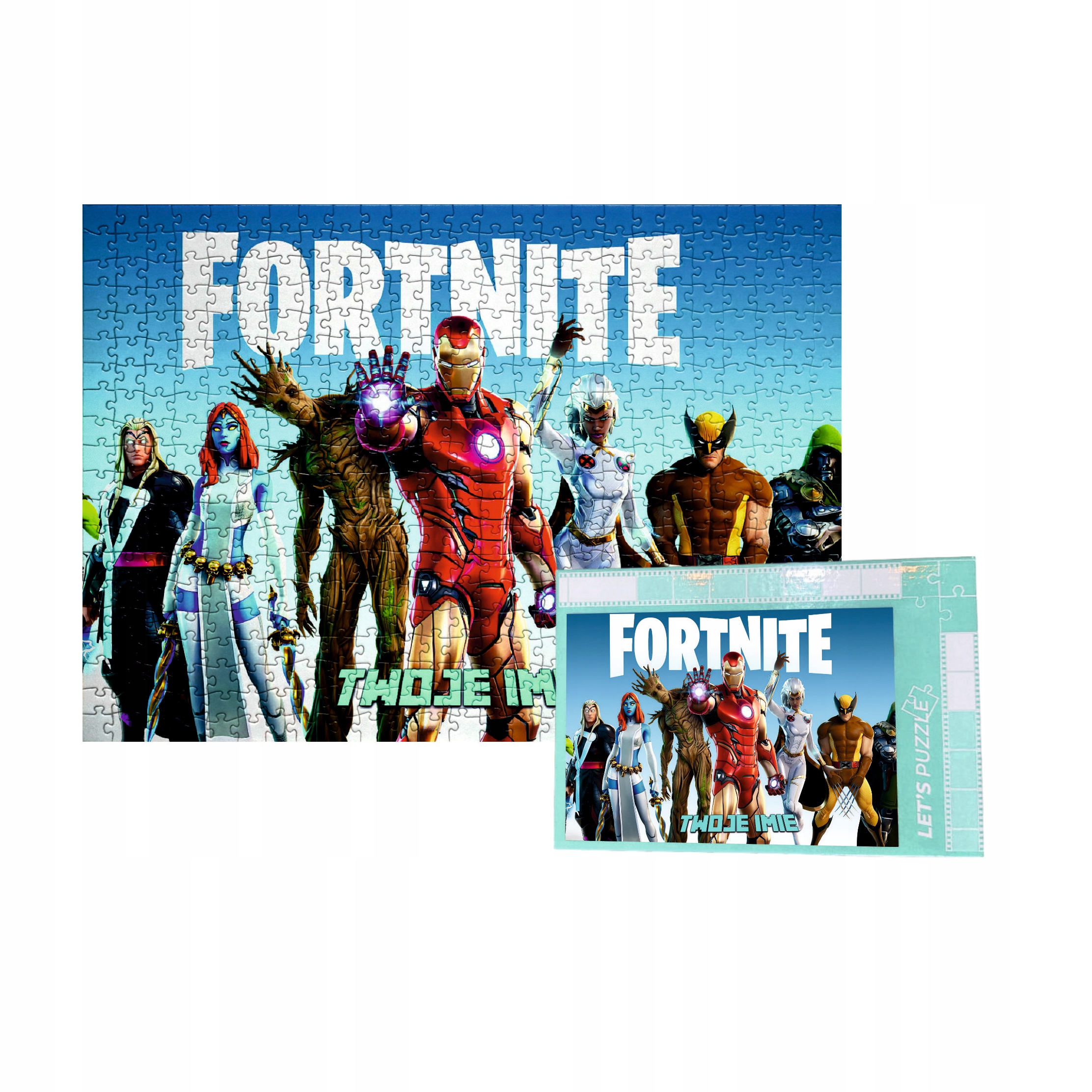 Personalizované Puzzle Fortnite 500 dílků -, (5906086059046) • Ceny, Recenze - Allegro