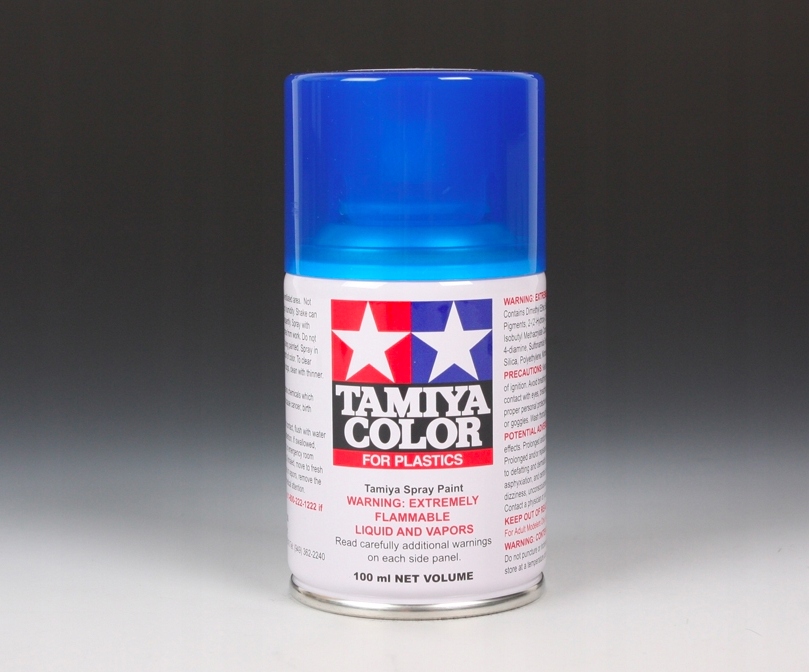 MODELARSKA FARBA W SPRAYU TAMIYA 100ml TS-72 CLEAR BLUE (TRANSPARENT ...