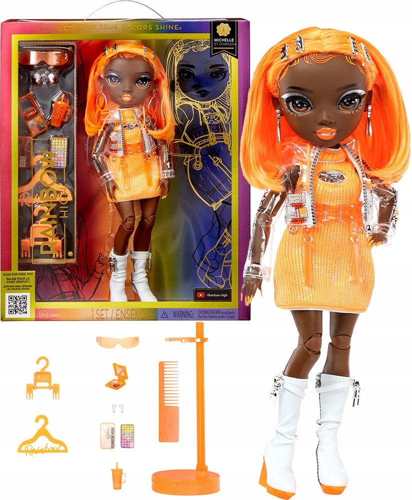 Rainbow High Lalka Michelle St. Charles Orange (035051583127) • Cena ... Rainbow High Lalka Michelle St. Charles Orange (035051583127) • Cena ...