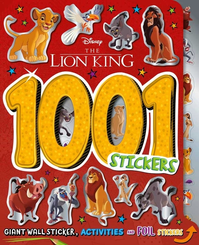 King Lion: 1001 Stickers (2022) Autumn Publishing Książki dla dzieci ...