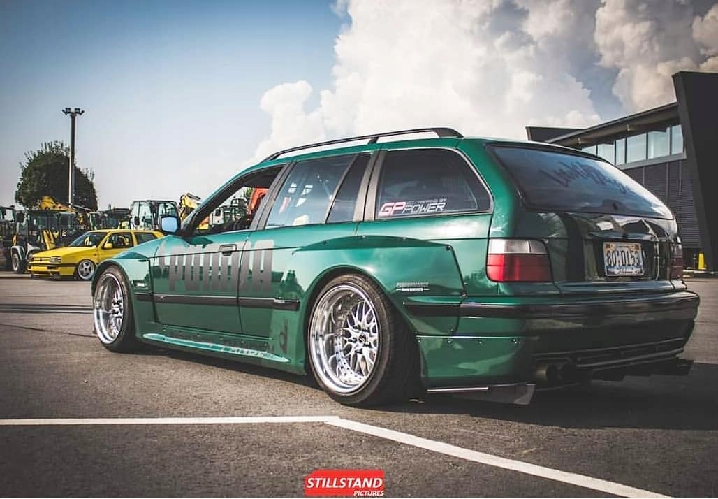 BMW 3 E36 TOURING PANDEM NADKOLA BODY KIT ZESTAW OSPOILROWANIA NOWOŚĆ ...