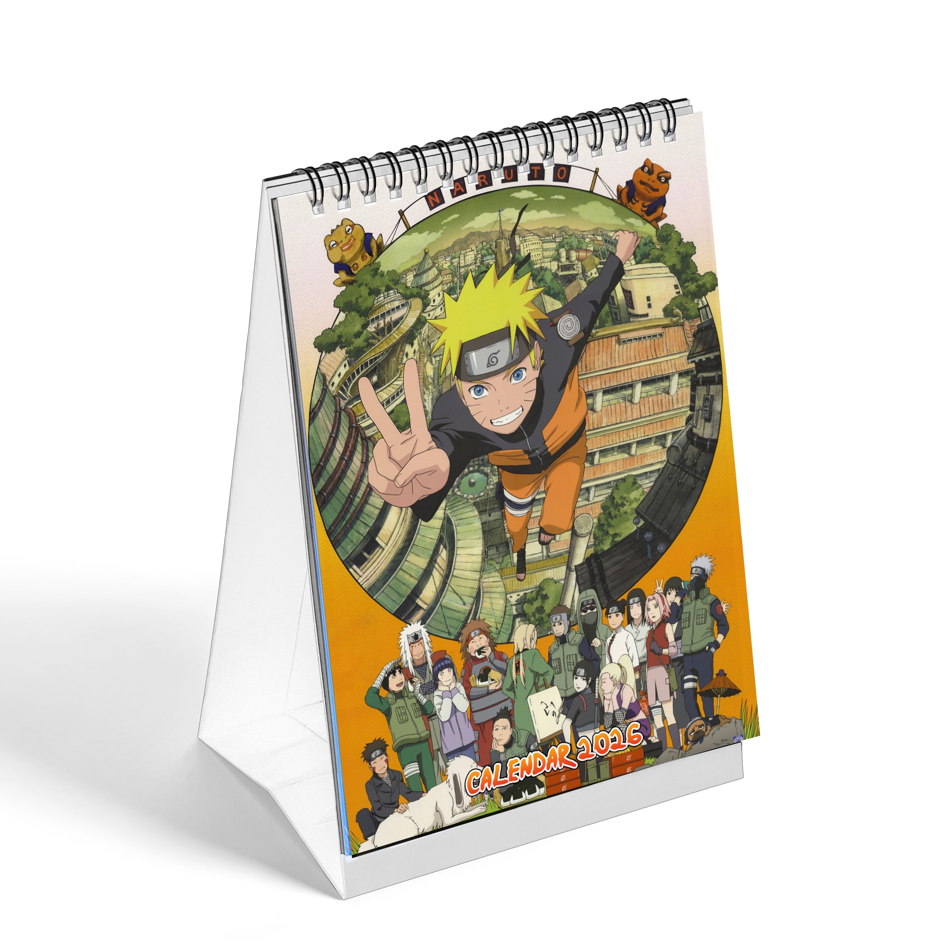 Naruto 2026 A5 Asztali Naptár, (5907384091509) • Ár, Vélemények - Allegro