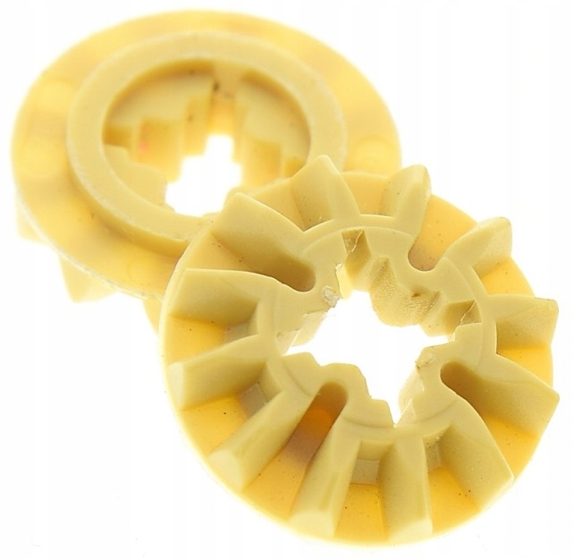 22865 LEGO 6589 4514556 4565452 - zębatka 12 - piaskowy - 2szt • Cena ...