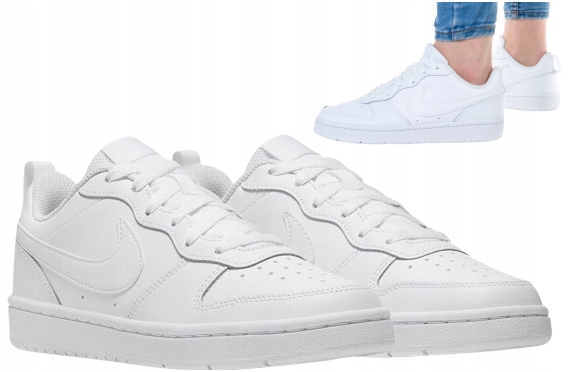BUTY DZIECIĘCE NIKE COURT BOROUGH LOW 2 (GS) (193145976320) • Cena ...