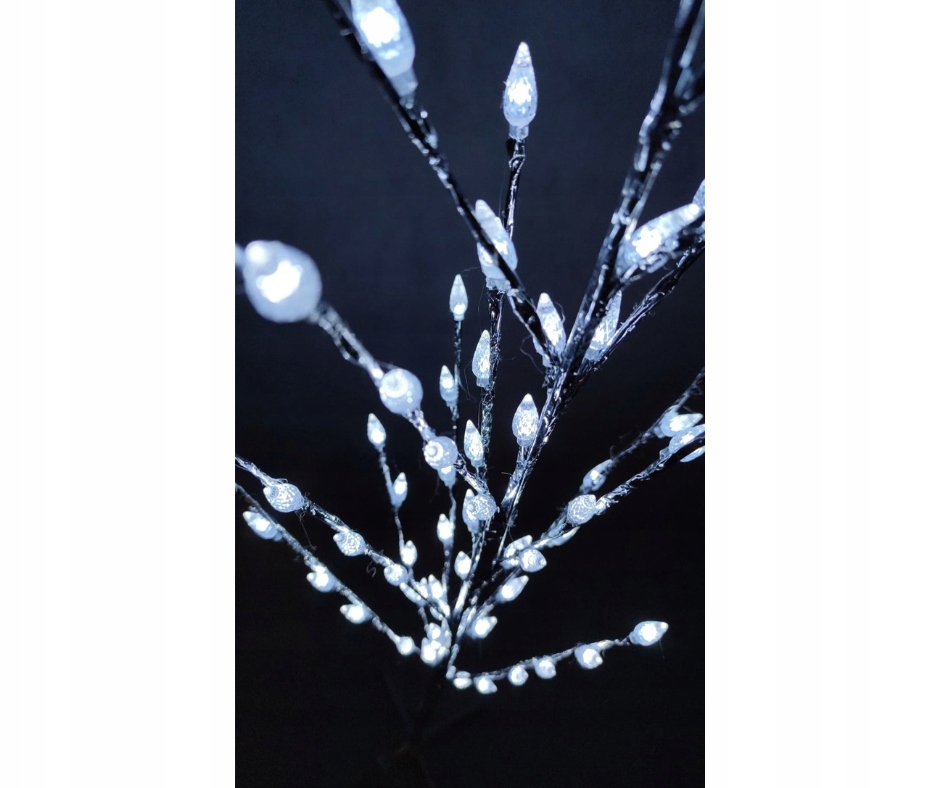 DRZEWKO OZDOBNE LED SZYSZKA ZIMNY BIAŁY 150CM • Cena, Opinie ...